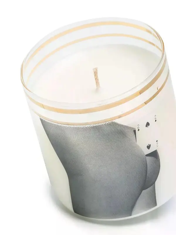 SELETTI Two Of Spades Glass Candle