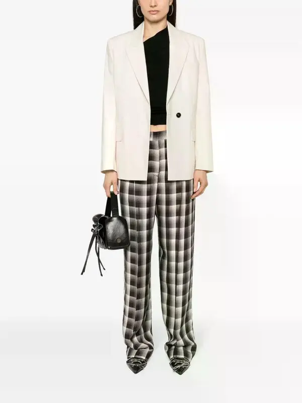 MSGM Single-breasted Blazer - Neutrals