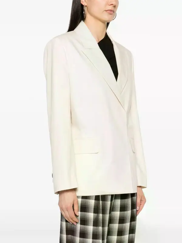 MSGM Single-breasted Blazer - Neutrals
