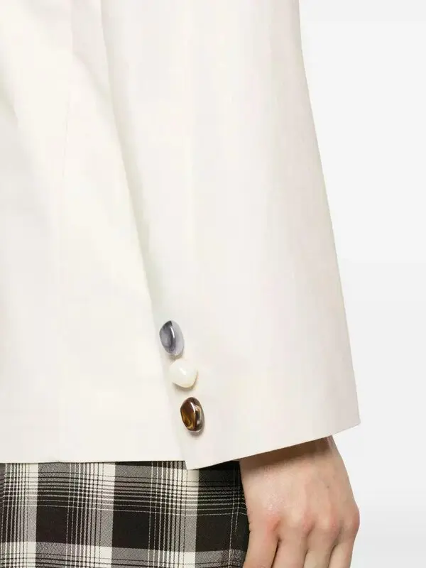 MSGM Single-breasted Blazer - Neutrals