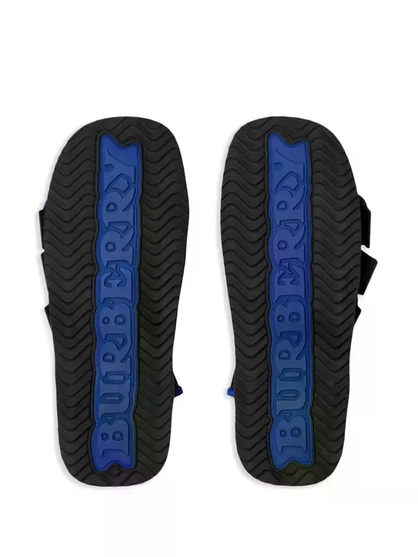 Burberry Nylon Strap Sandals With Buckle Fastening