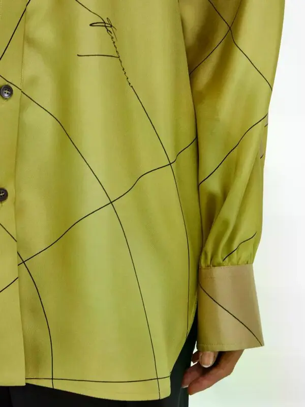FERRAGAMO Sash-detail Silk Shirt