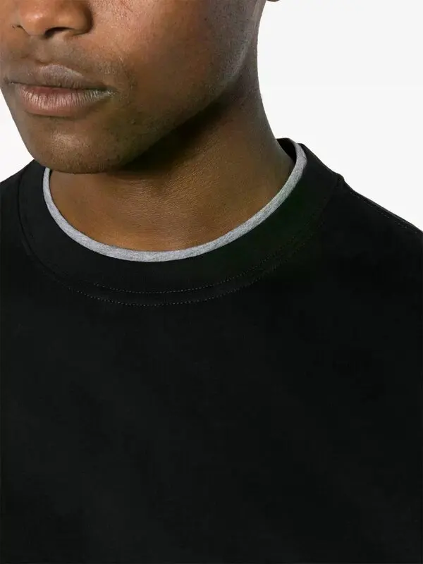 Brunello Cucinelli Layered-effect T-shirt - Black