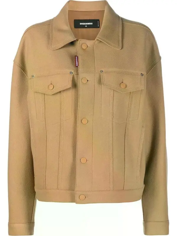 Dsquared2 Virgin Wool-blend Jacket