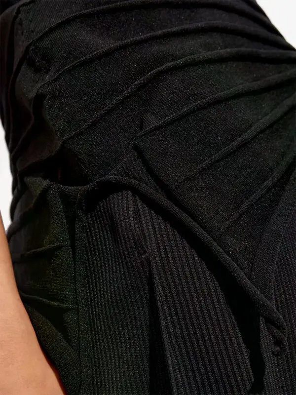 Issey Miyake Asymmetrical Stripe Top