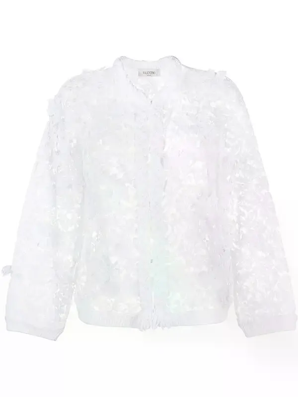 Valentino Garavani Floral Lace Cardigan