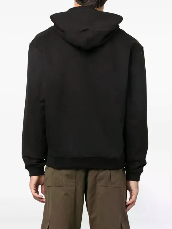 Kenzo Logo-print Detail Hoodie - Black