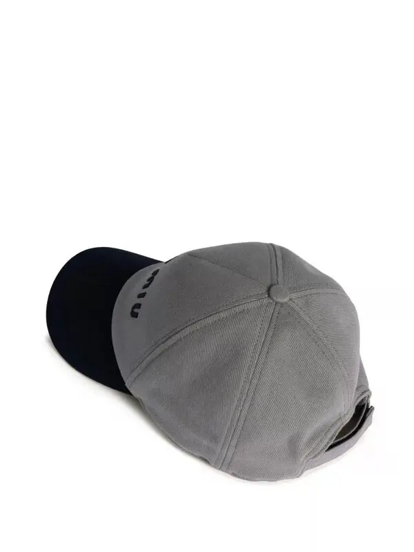 Miu Miu Drill Cap - Grey