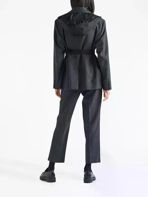 Prada Wool Trousers With Zip Pockets