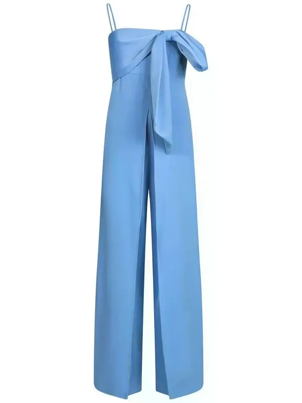 Liu Jo Bow-detail Jumpsuit - Blue