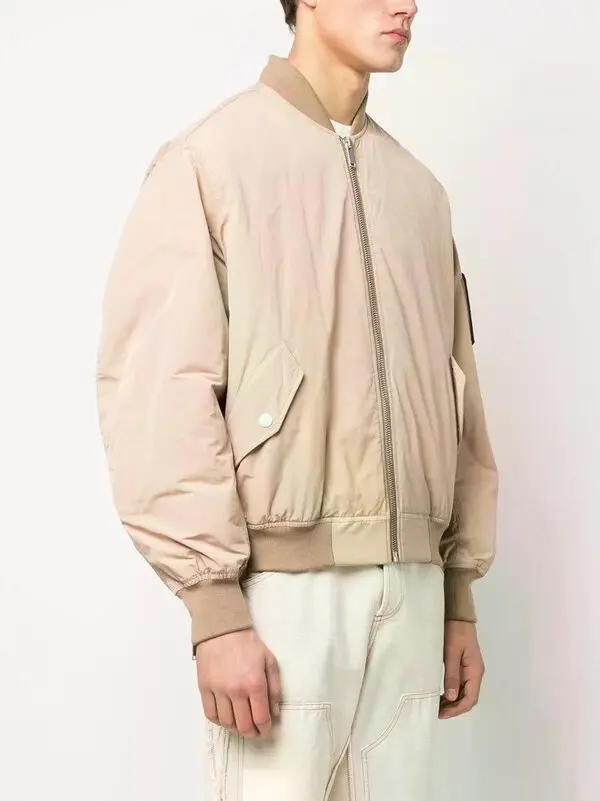 424 Logo-patch Quilted Bomber Jacket