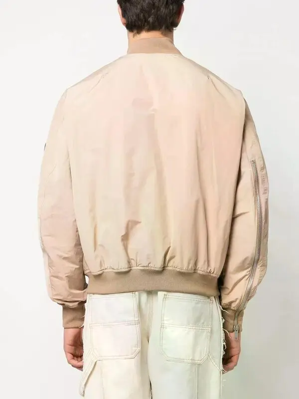 424 Logo-patch Quilted Bomber Jacket