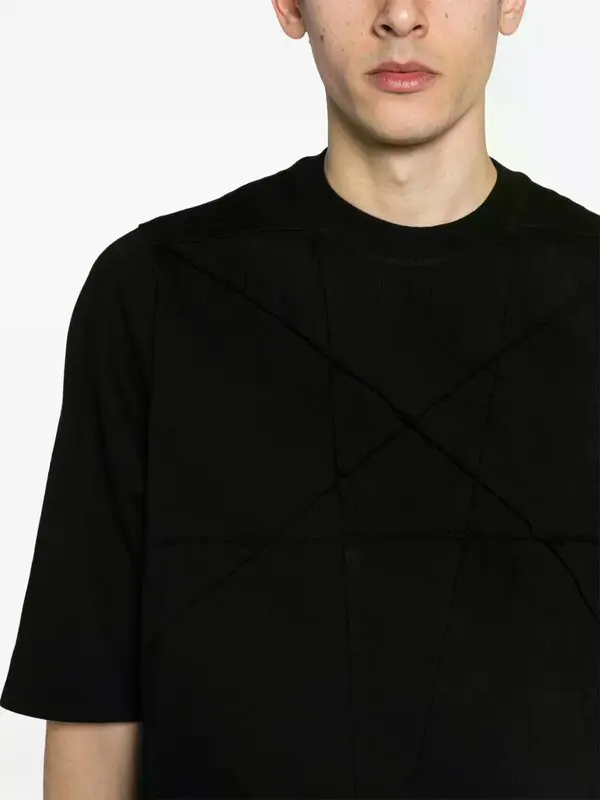 Rick Owens Panelled Cotton T-shirt
