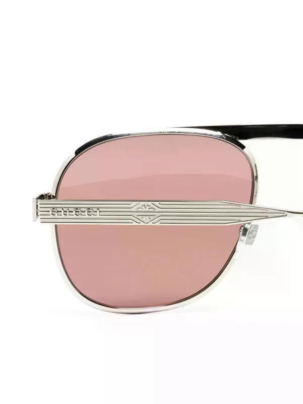 Gucci Navigator-frame Sunglasses