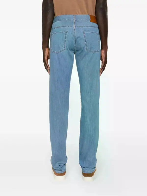 Canali Mid-rise Slim-fit Jeans