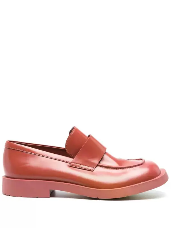Camper Mil 1978 Leather Loafers - Red