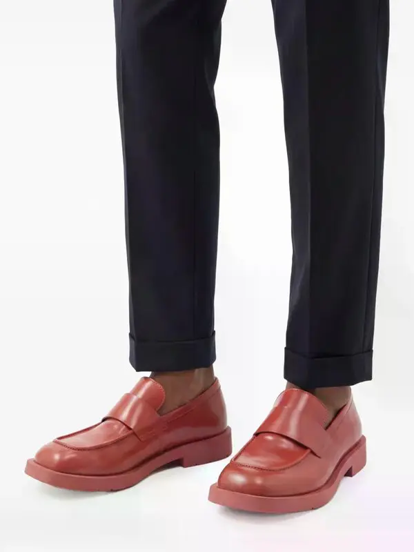 Camper Mil 1978 Leather Loafers - Red