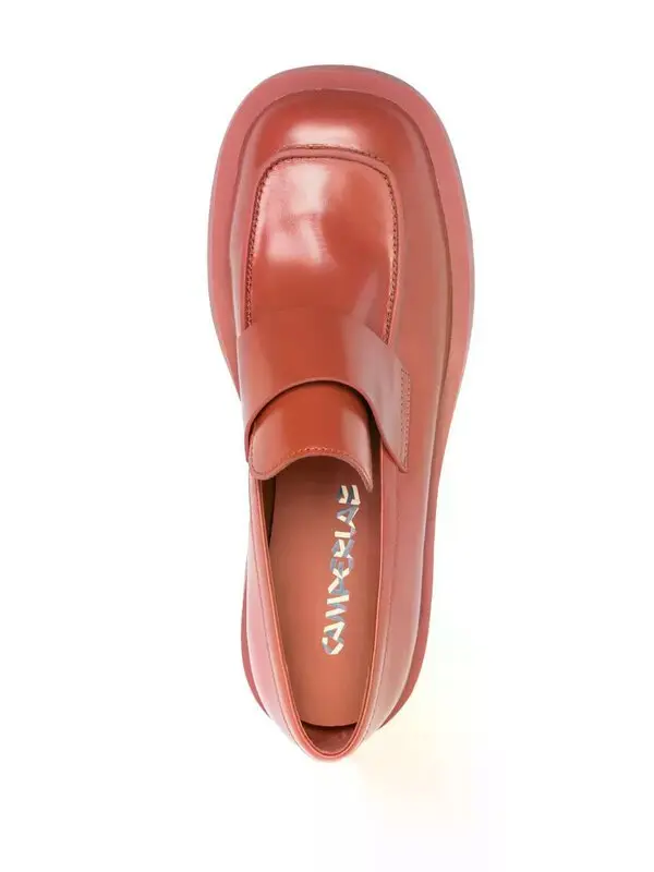 Camper Mil 1978 Leather Loafers - Red