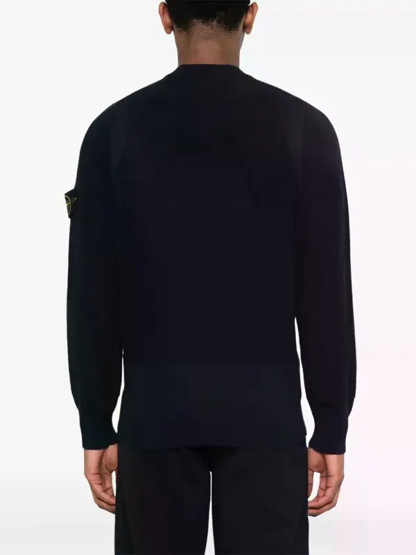 Stone Island Compass-badge Cotton Jumper