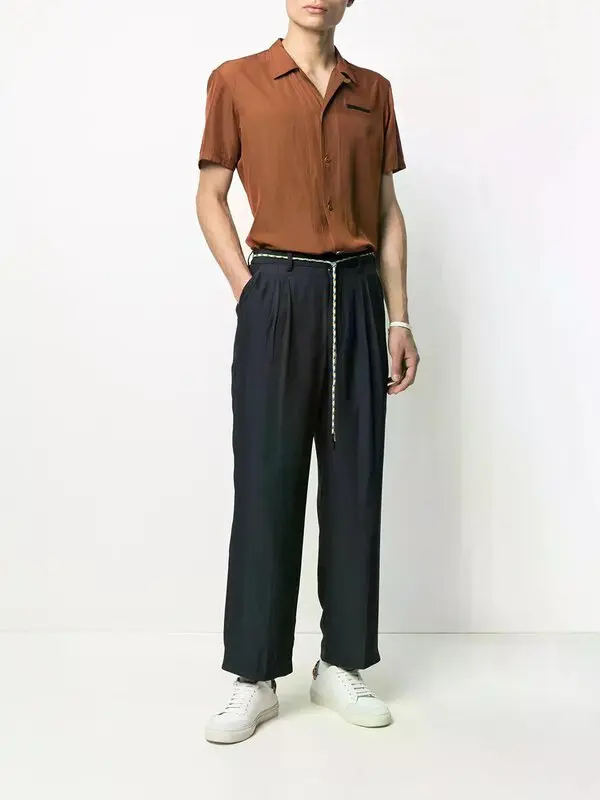 Viktor & Rolf Navy Cord-belt Trousers