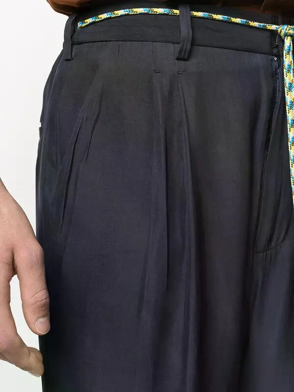 Viktor & Rolf Navy Cord-belt Trousers