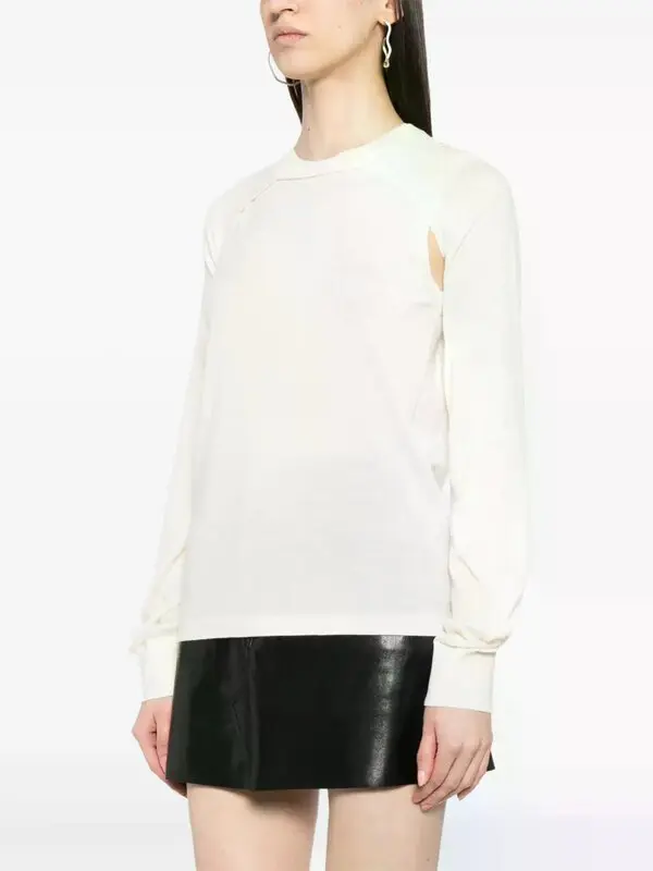 Helmut Lang Cut-out Layered Jumper