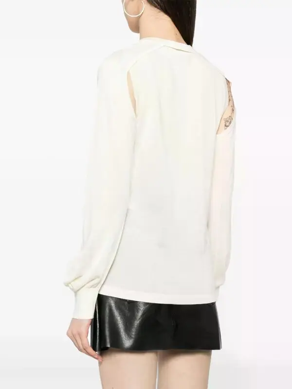 Helmut Lang Cut-out Layered Jumper