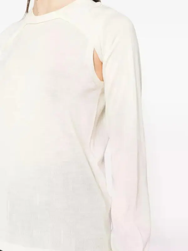 Helmut Lang Cut-out Layered Jumper
