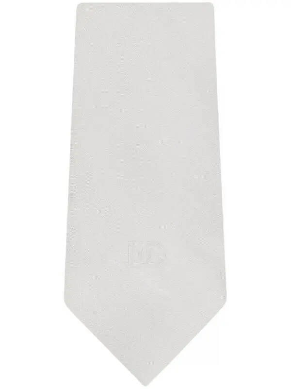 Dolce & Gabbana Classic Silk Tie - Neutrals