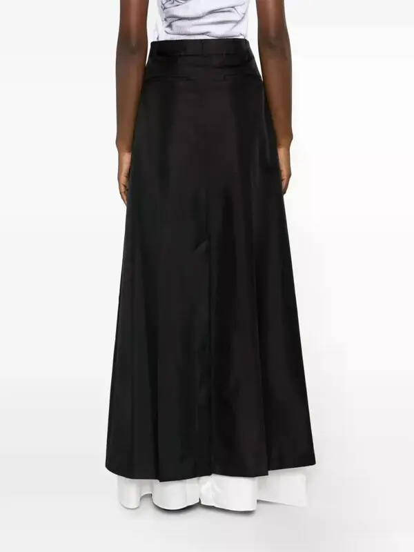 PETER DO Double-layer A-line Maxi Skirt