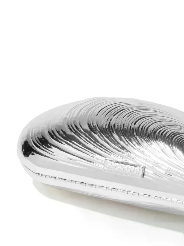 Simkhai Bridget Shell-shaped Clutch - Silver