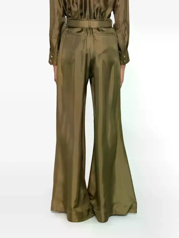 Zimmermann Belted Wide-leg Trousers