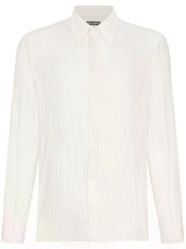 Dolce & Gabbana Button-up Satin Shirt
