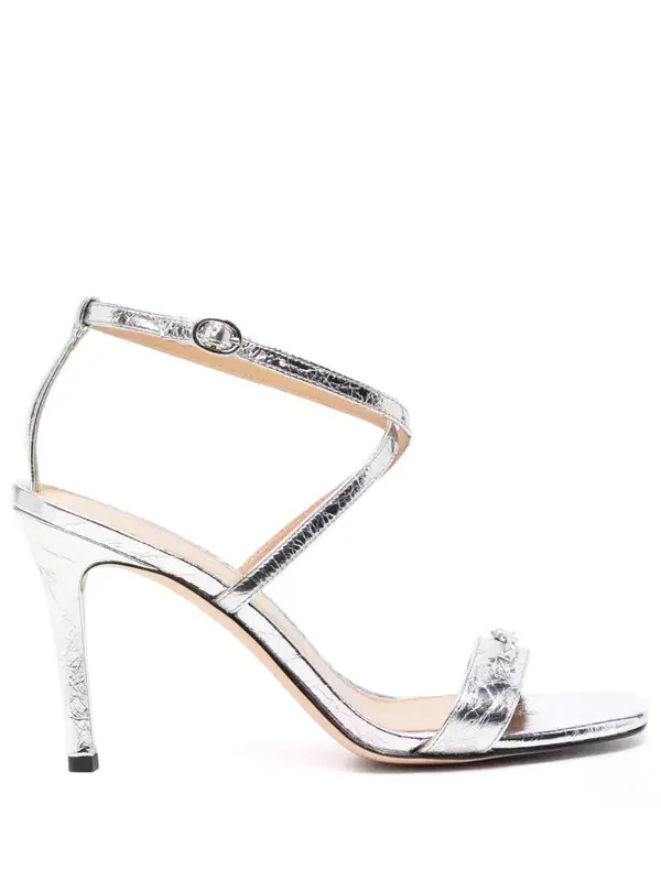Michael Kors Lena Sandals - Silver
