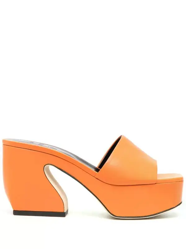 SERGIO ROSSI 95mm Sculpted-heel Sandals