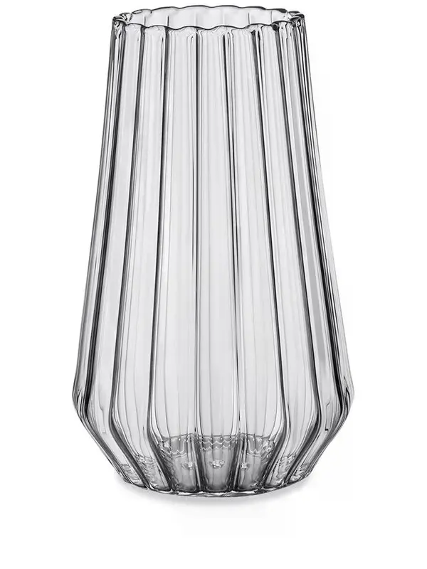 FFERRONE DESIGN Stella Large Glass Vase - Neutrals