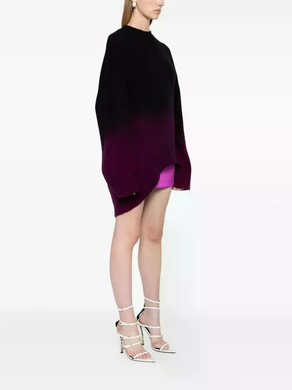 Attico Ombré-effect Long-length Jumper