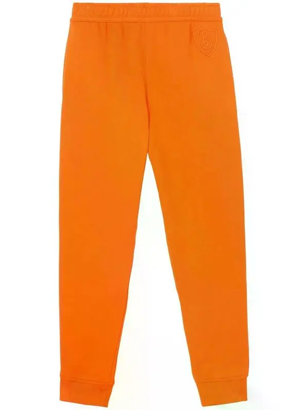 Burberry Logo Patch Cotton Track Pants