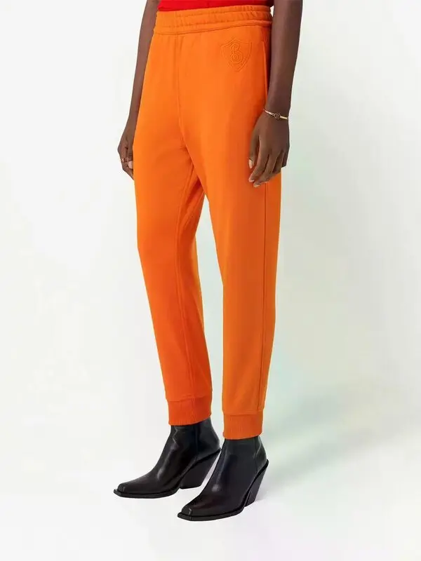 Burberry Logo Patch Cotton Track Pants