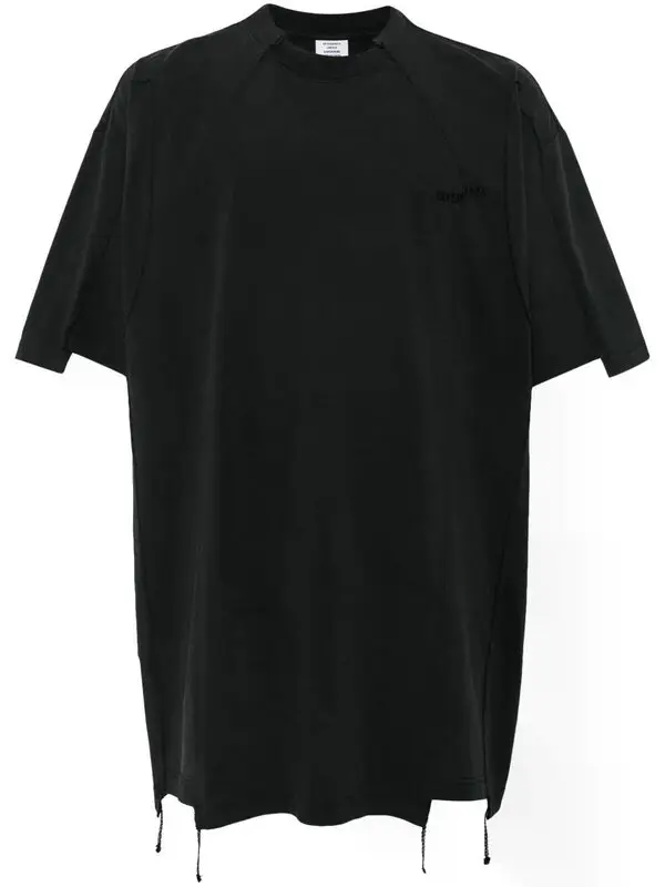 Vetements Embroidered Cotton T-shirt