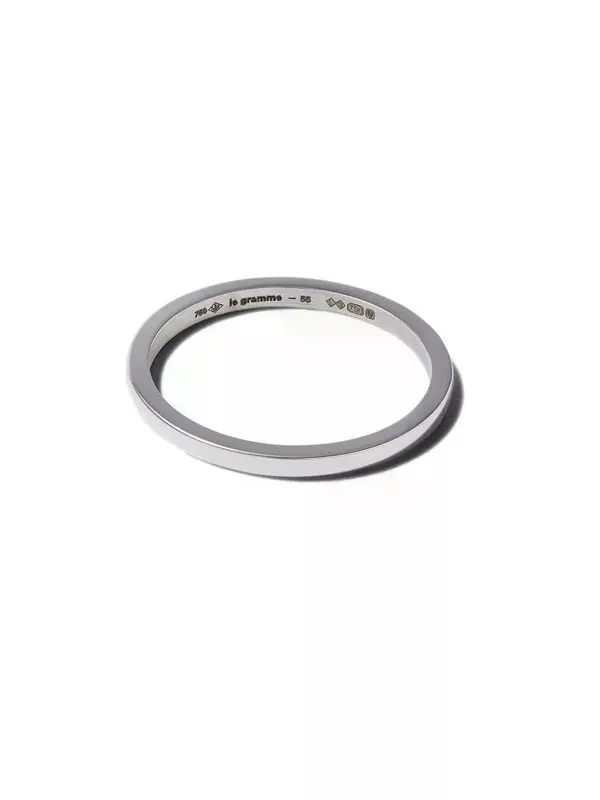 Le Gramme 18kt White Gold 2g Ring - Silver
