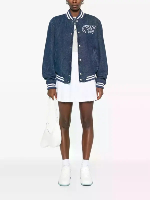 Off-White Logo-embroidered Jacket