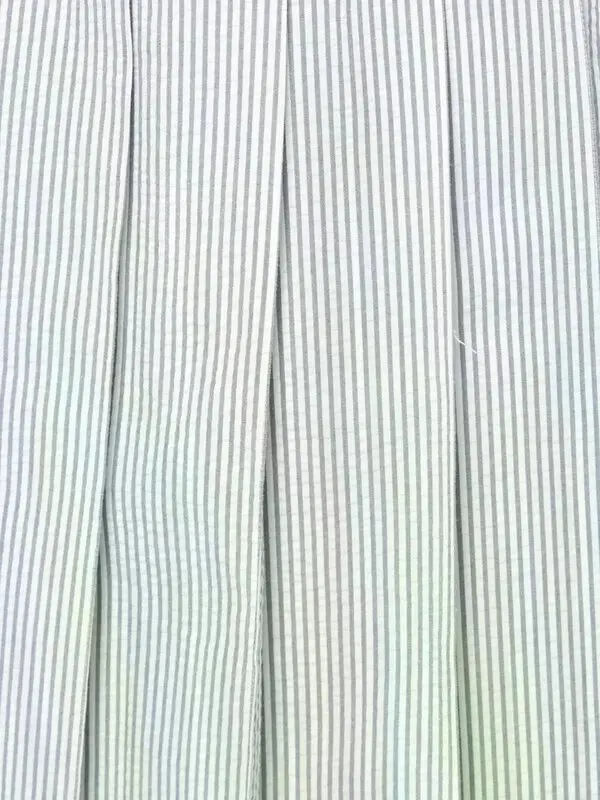 Thom Browne Seersucker Pleated Skirt