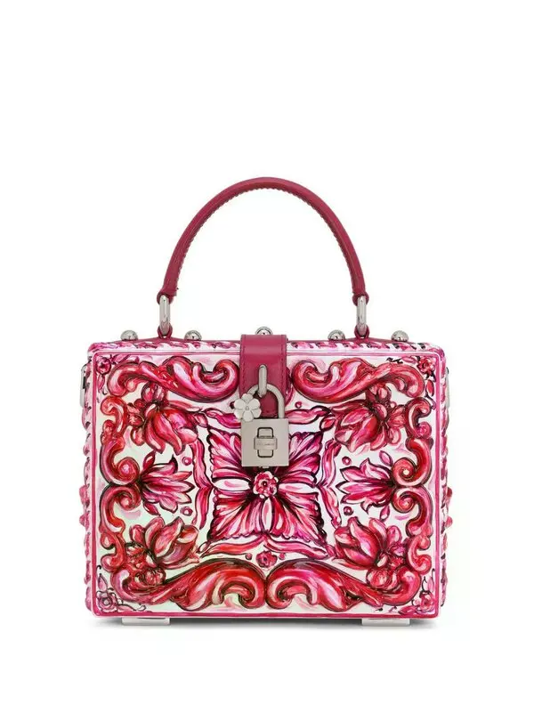 Dolce & Gabbana Dolce Box Majolica-print Shoulder Bag