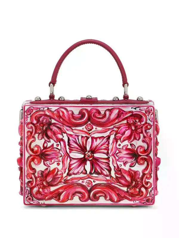 Dolce & Gabbana Dolce Box Majolica-print Shoulder Bag
