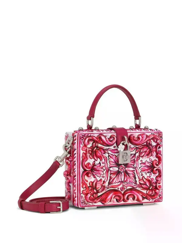 Dolce & Gabbana Dolce Box Majolica-print Shoulder Bag