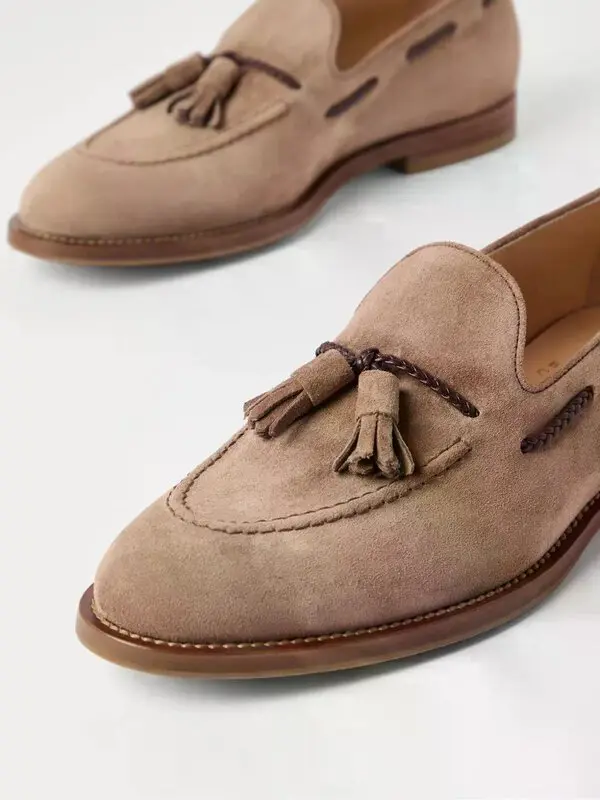 Brunello Cucinelli Suede Loafers