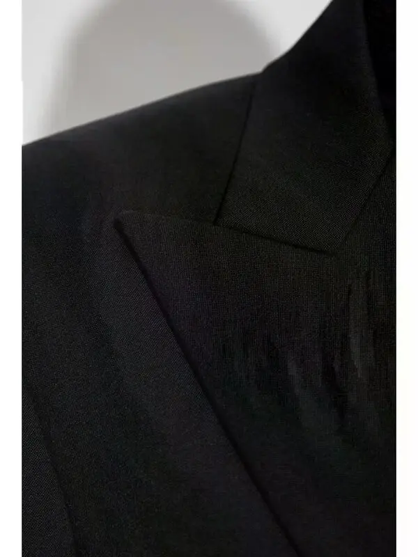 Sportmax Single-breasted Virgin Wool-blend Blazer