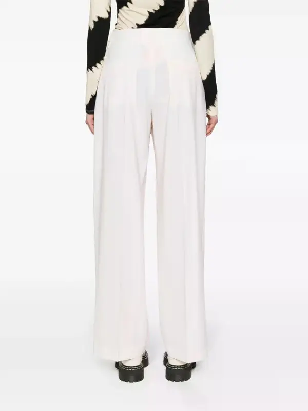MSGM High-waist Tailored Trousers - Neutrals