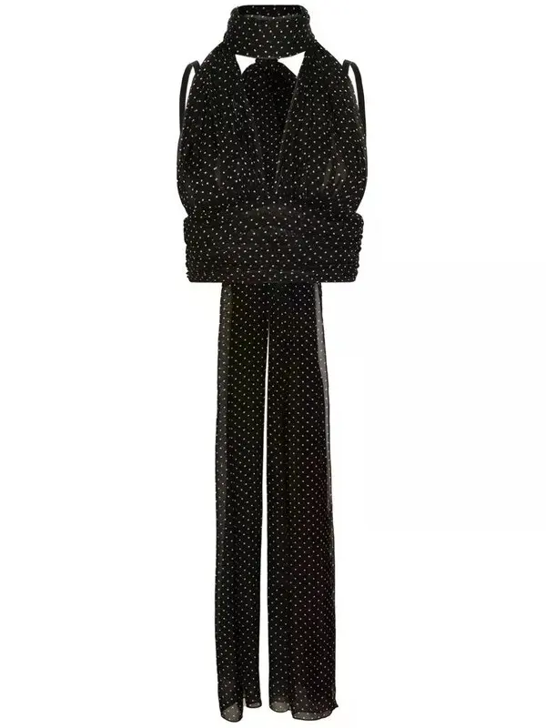 Dolce & Gabbana Polka Dot-print Silk Top